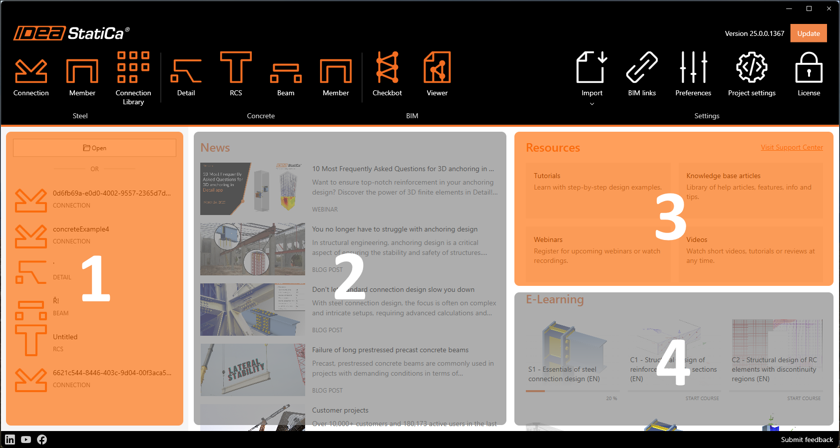 Nieuwe Launcher-app | IDEA StatiCa